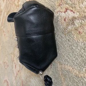 Fiona Lang London | Bags | Fiona Lang London Black Spiked Mouse Clutch ...